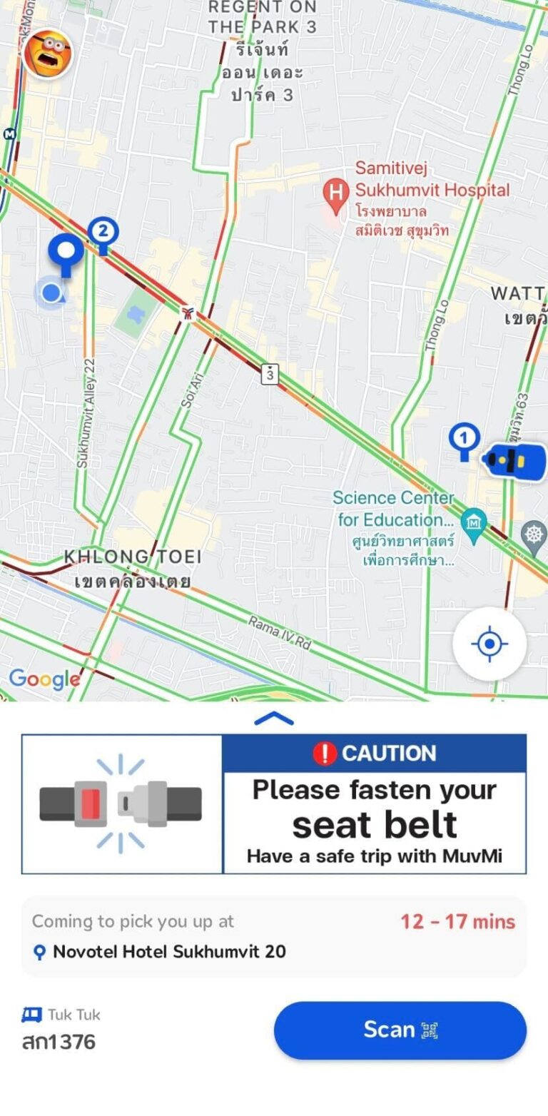 MuvMi完全ガイド：電動トゥクトゥクで快適にバンコクを移動しよう - THAIGOHAN